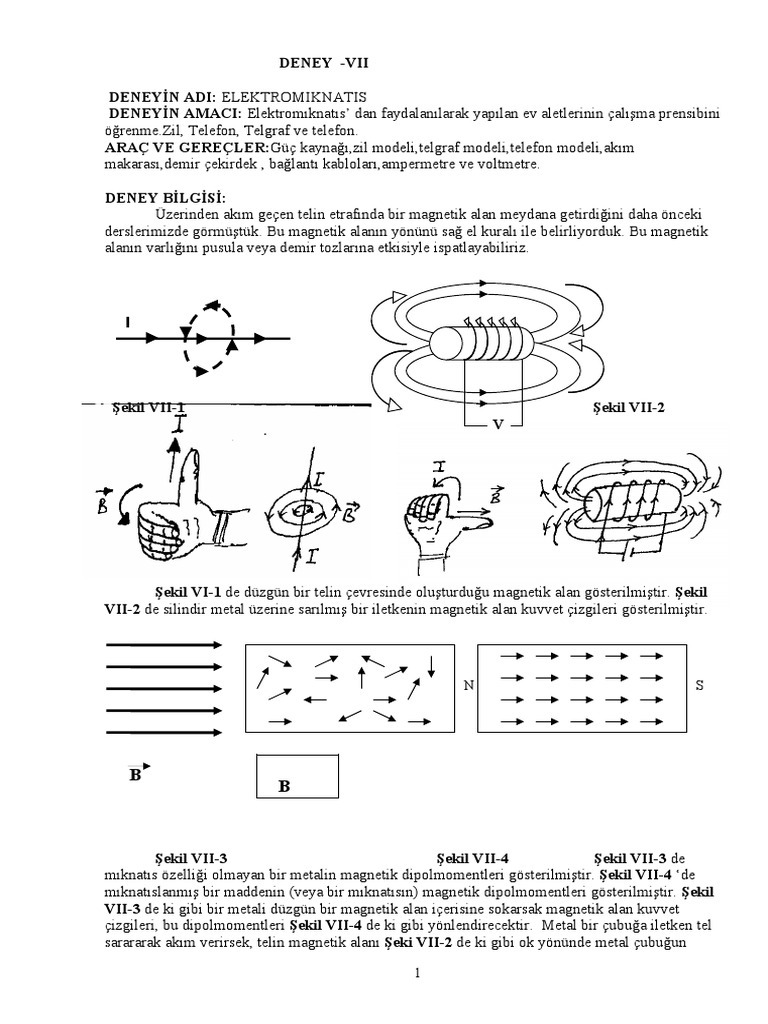 Deney 7 Elektromiknatis | PDF