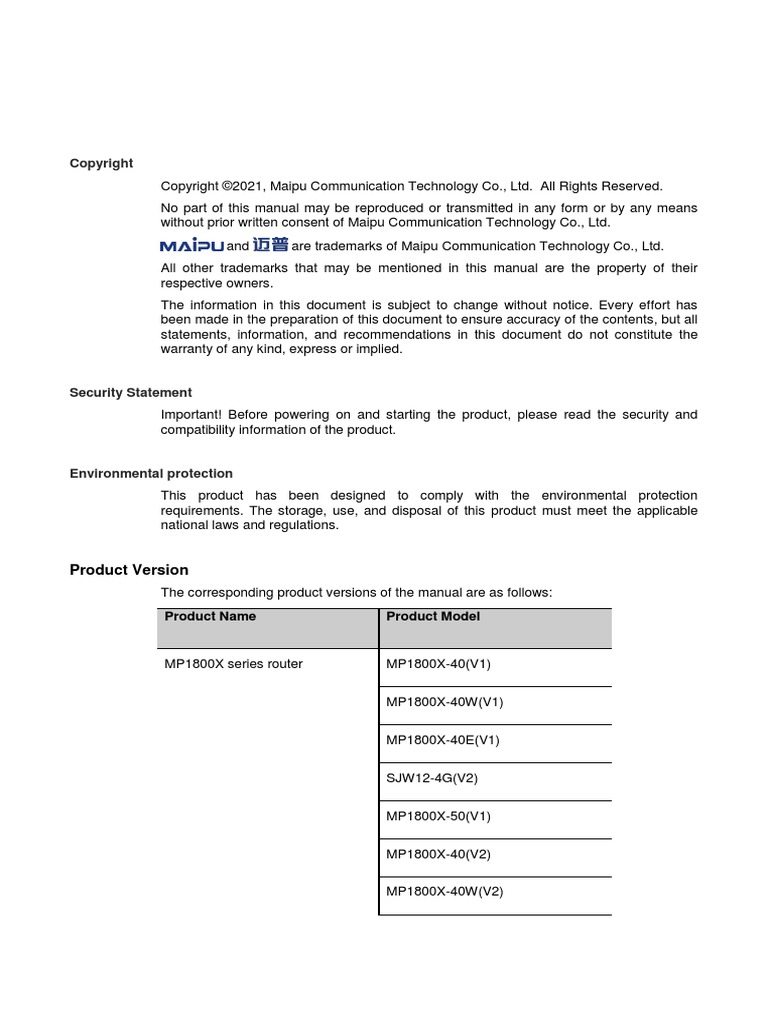 MP1700X and MP1800X Series Router WEB Manual (8.11.0.88 (R) - 20211015 ...