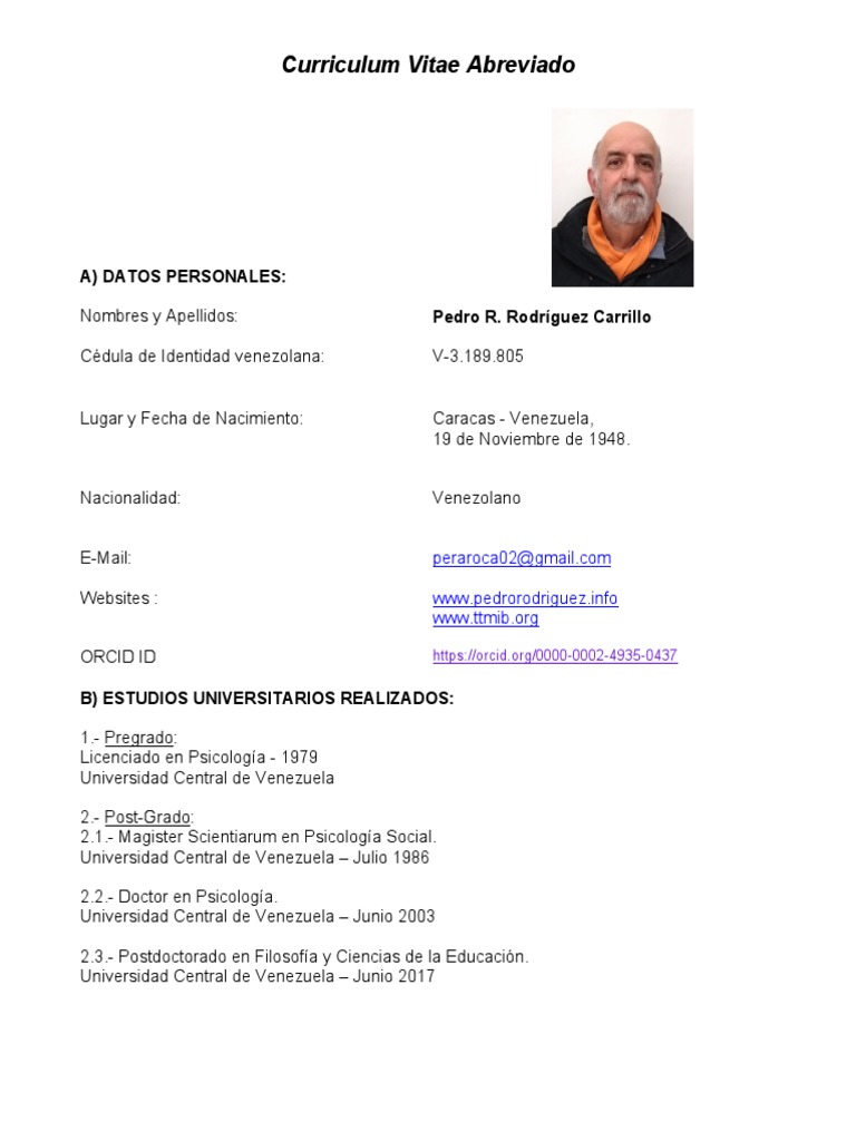 Curriculum 2020 | PDF | Universidad | Venezuela