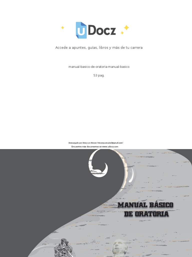 Manual Basico de Oratoria Manual Basico 78383 Downloable 1523831 | PDF ...