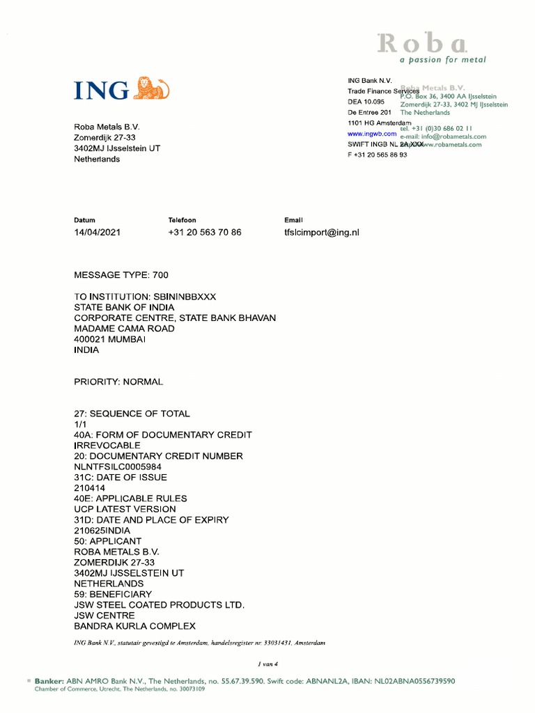 Roba Metals LC | PDF