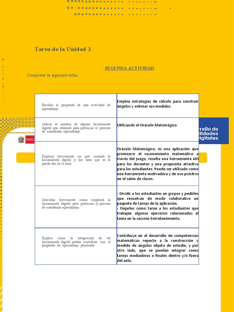 Tarea - Unidad - 3. SegundaActividad | PDF