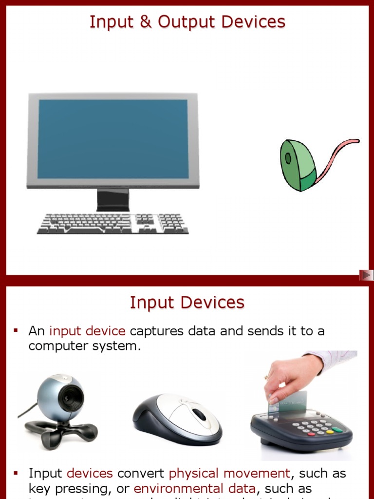 2 Input Output Devices Pdf Computer Monitor Printer Computing