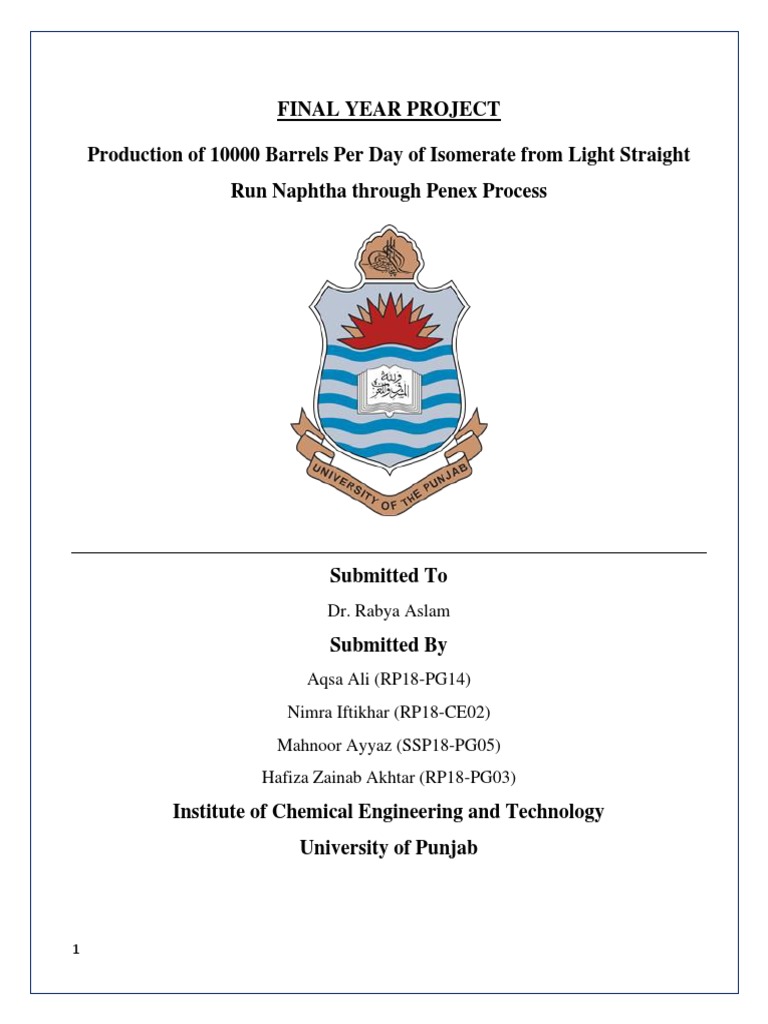 Isomerate Production from Naphtha | PDF | Gasoline | Oil Refinery
