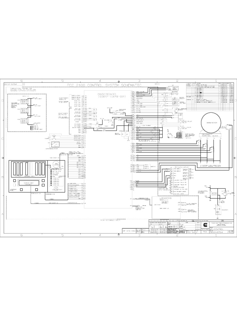 612 - 6764 Sheet 1 Onan Pcc2100 Diagram | PDF
