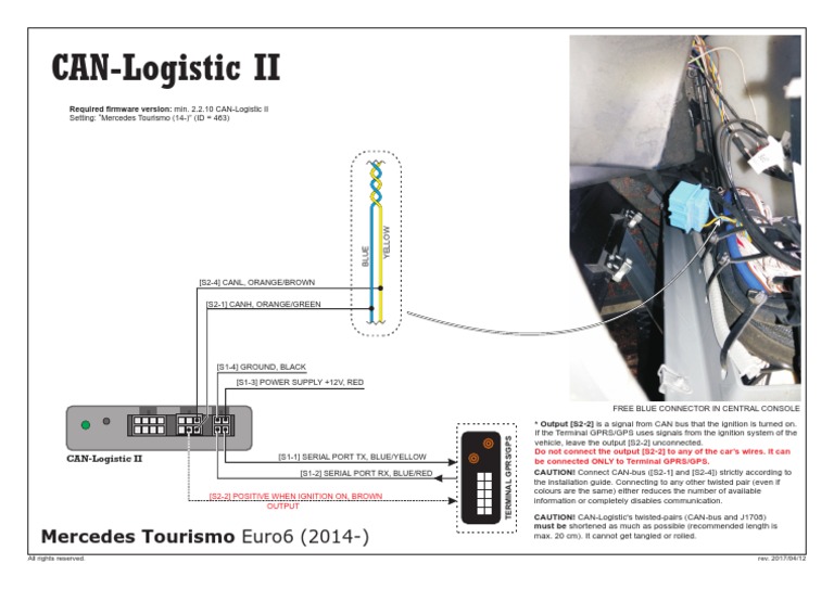 Installation Instructions for CAN-Logistic II Device in Mercedes ...