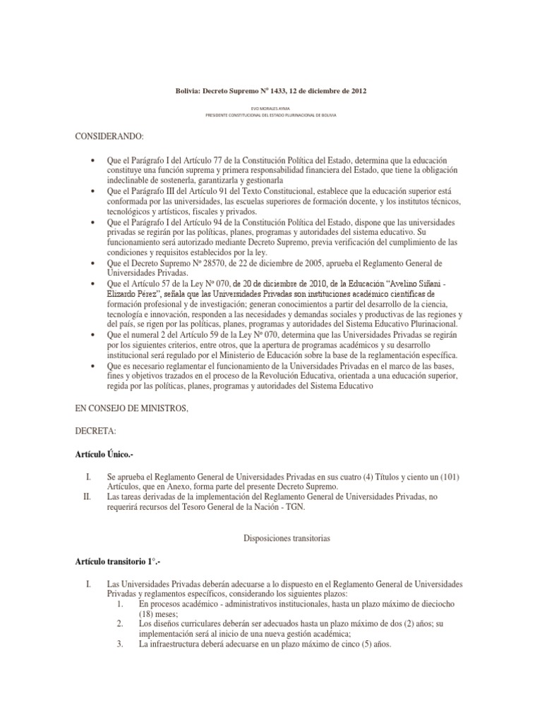 Reglamento Anup | PDF | Titulo academico | Evaluación