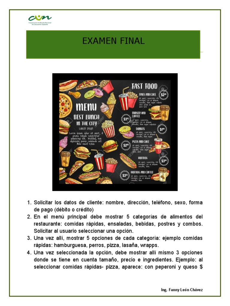 Examen Final Fundamentos | PDF