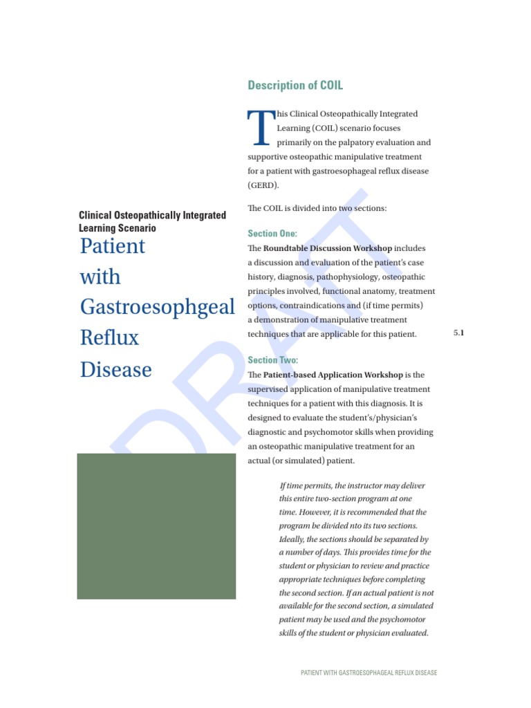 5 1 Gerd | PDF | Gastroesophageal Reflux Disease | Esophagus