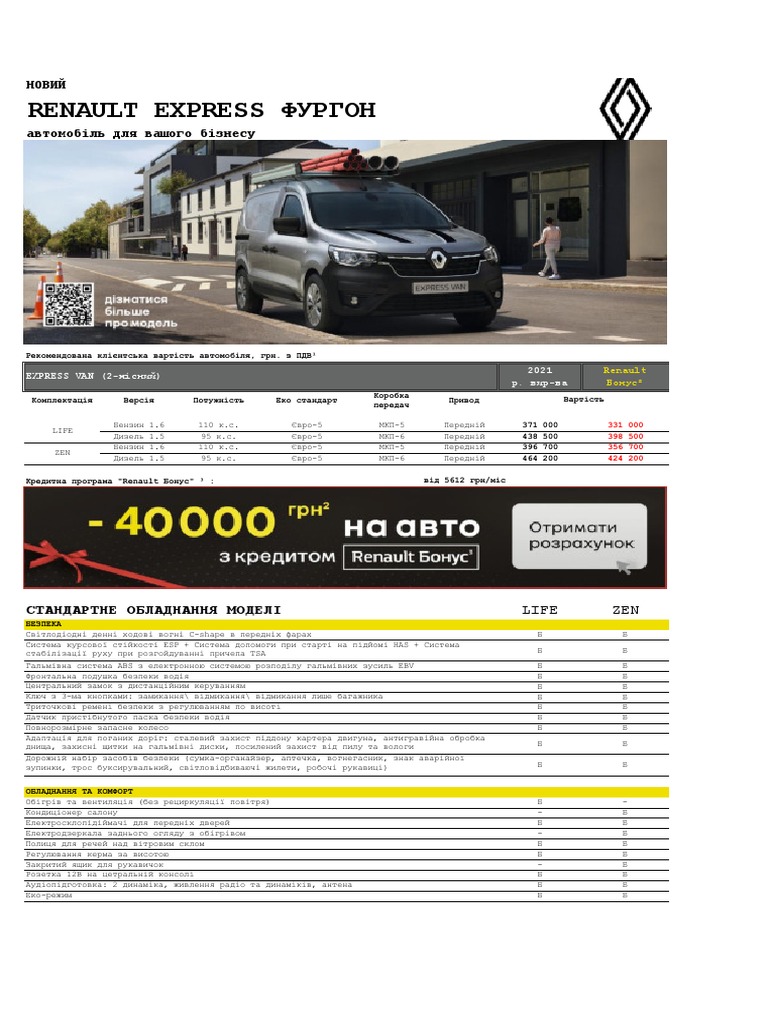 Renault Express Фургон | PDF