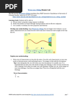 Waves On A String PhET Lab | PDF | Waves | Damping