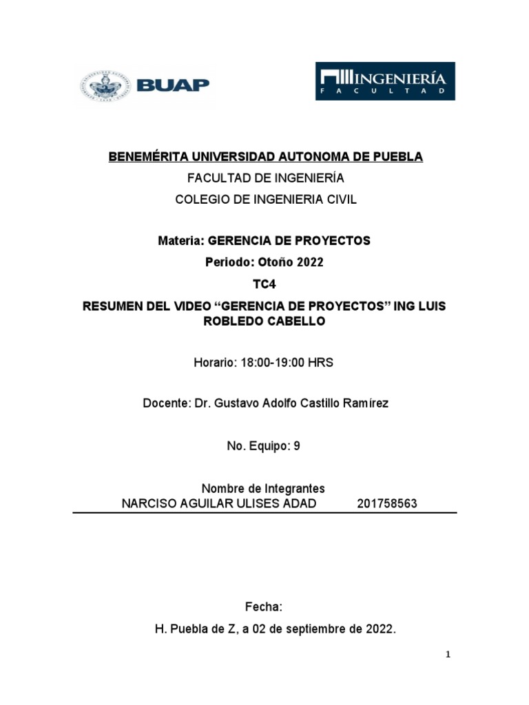 TC4 Equipo9 | PDF | Ingeniería | Conocimiento