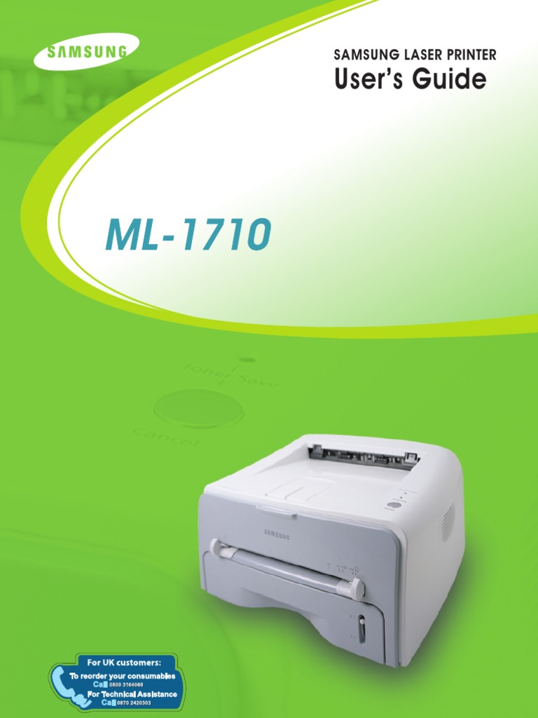 User’s Guide: Samsung Laser Printer