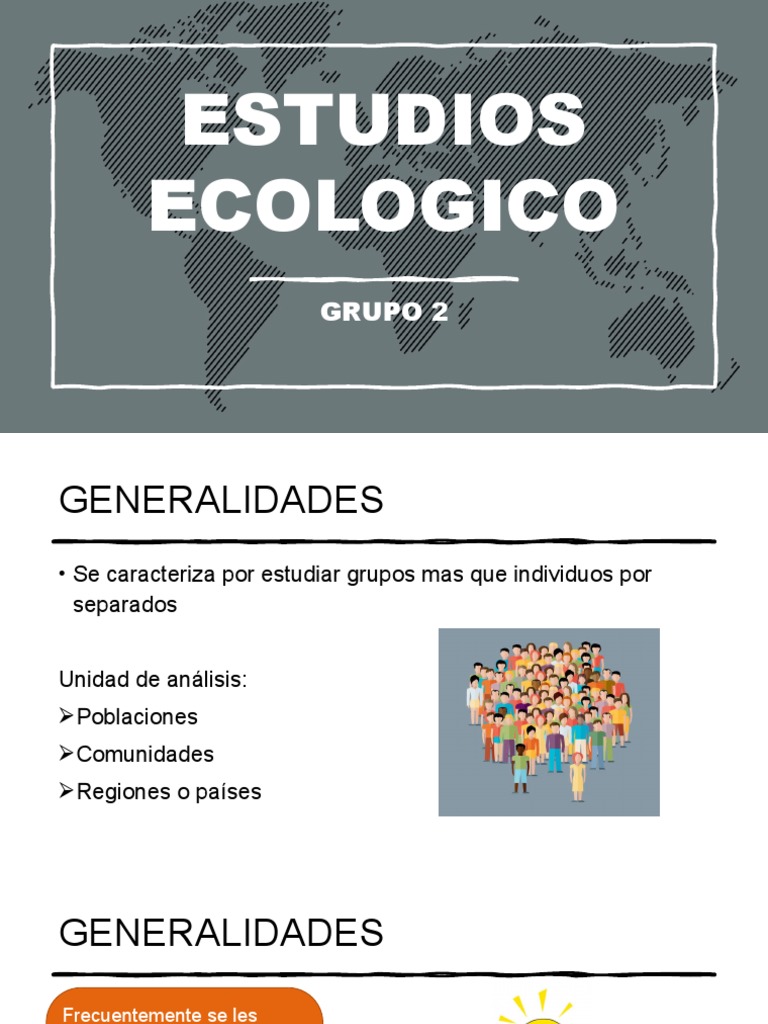 Estudios Ecologico | PDF | Información | Entorno natural