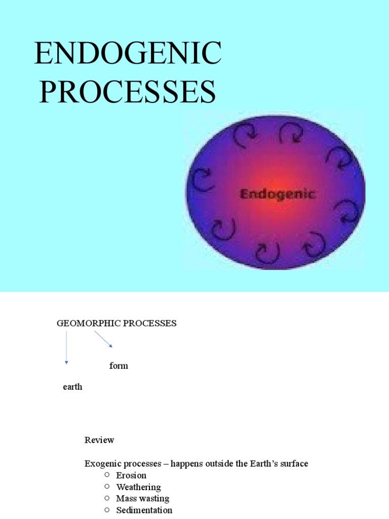 Endogenic Processes | PDF