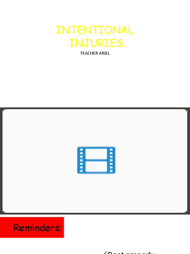 Understanding Intentional Injuries | PDF | Violence | Domestic Violence