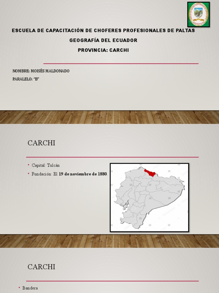 Carchi - Geografia Del Ecuador | PDF | Alimentos | Cocina