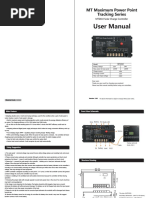 MPPT Solar Charge Controller Manual | PDF | Photovoltaics | Electric Power