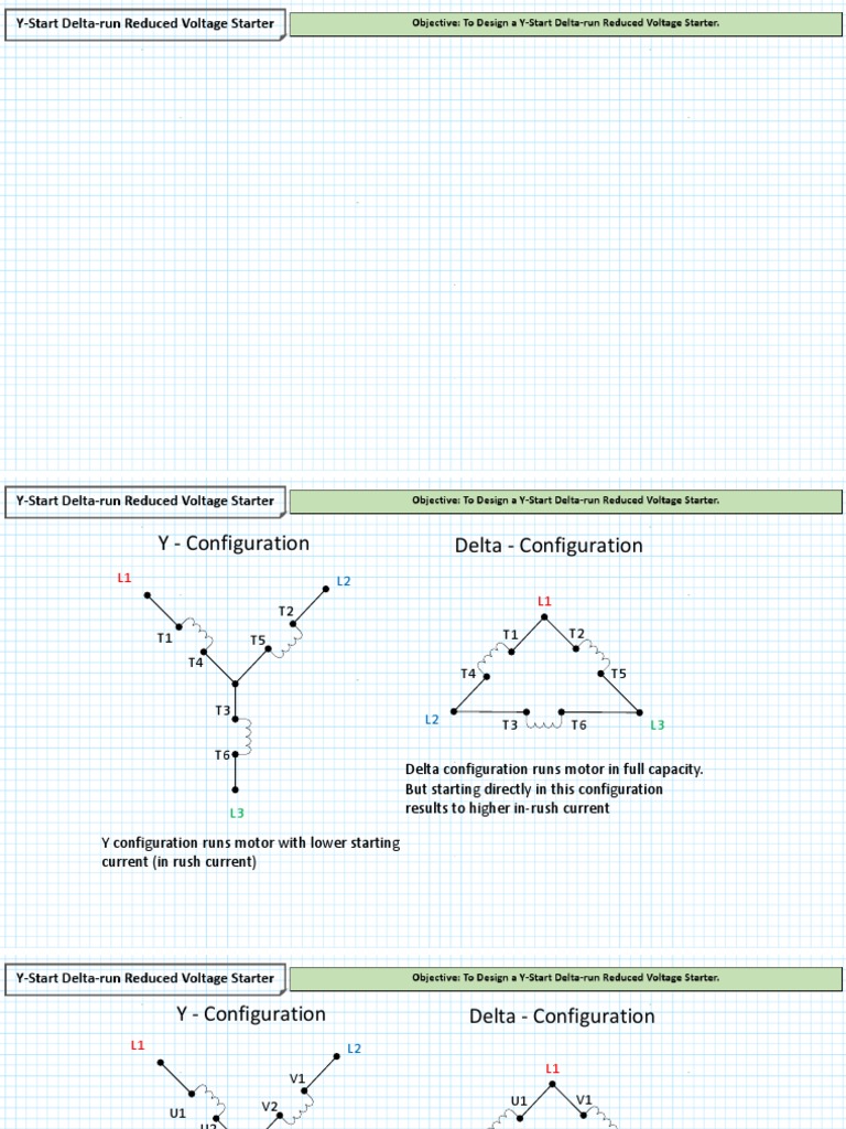 Wye Start Delta Run | PDF | Electrical Engineering | Electricity