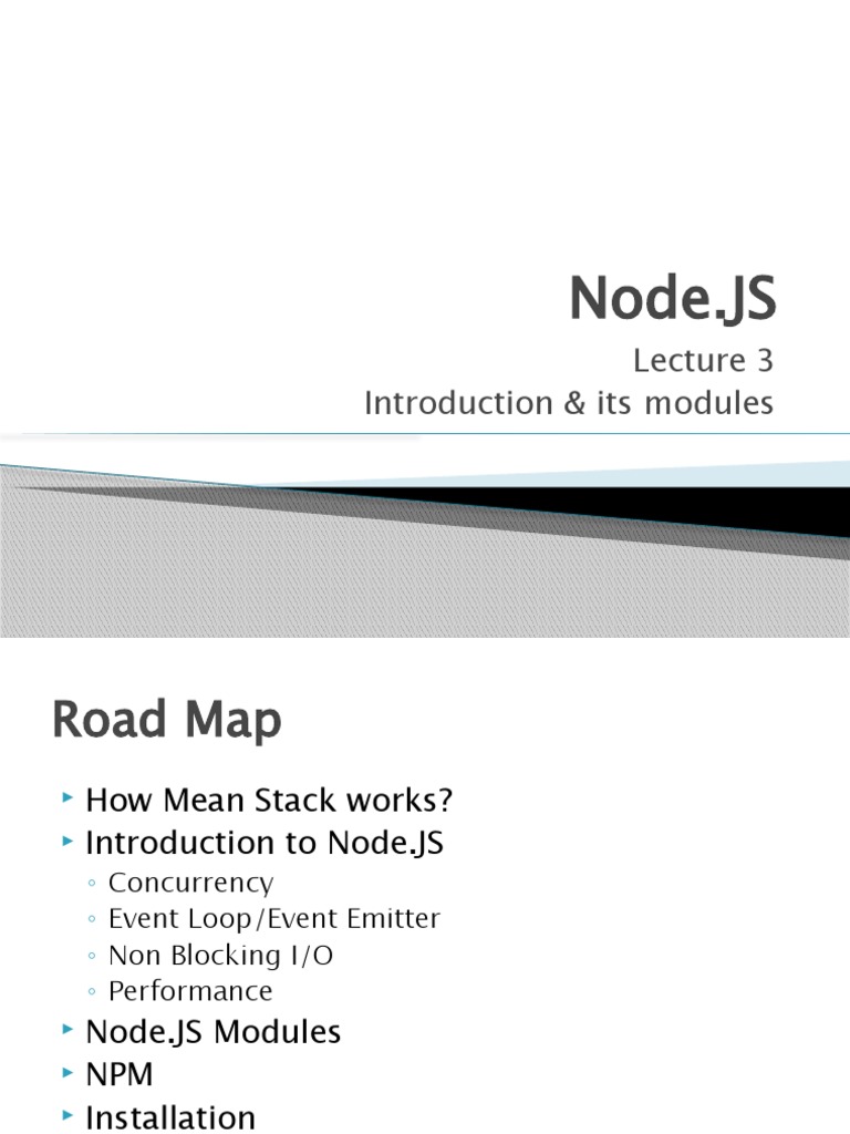 Lecture 3 Node - JS - Modules | Download Free PDF | Hypertext Transfer Protocol | Information ...