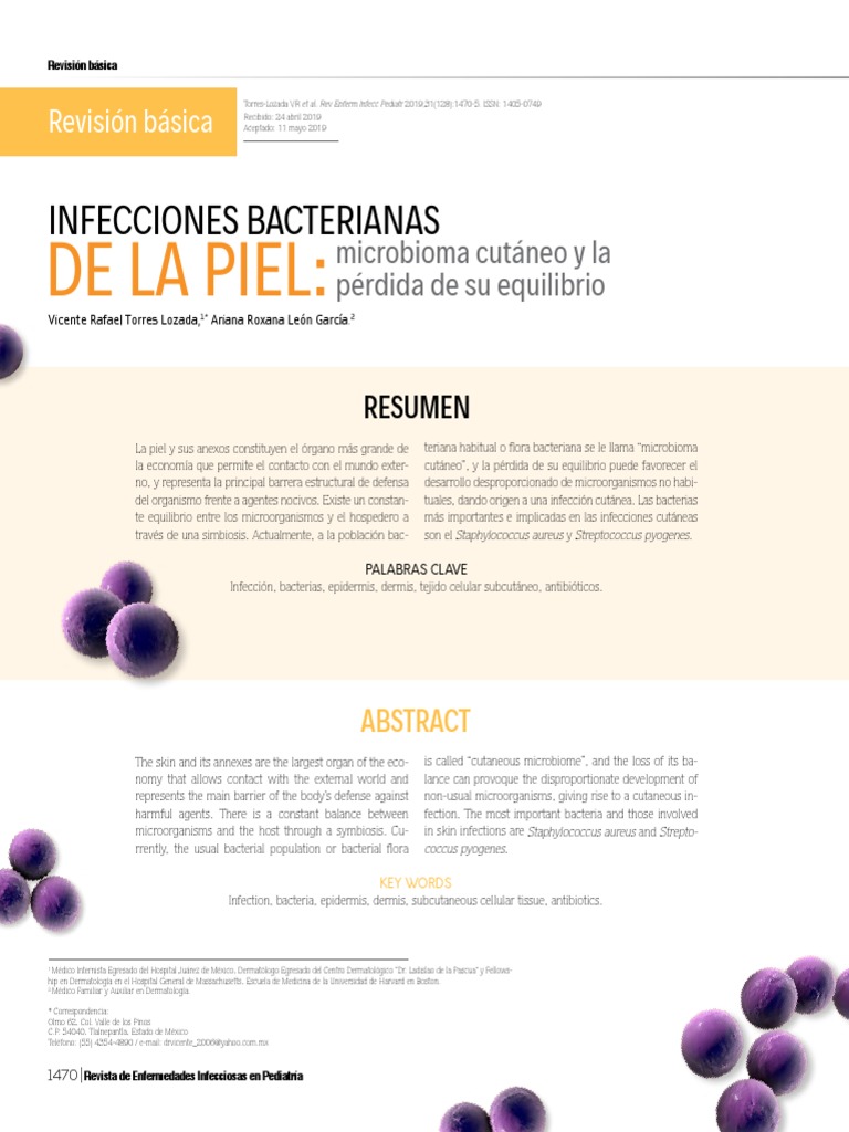 Infecciones Cutáneas Bacterianas | PDF | Ciencias de la Salud ...