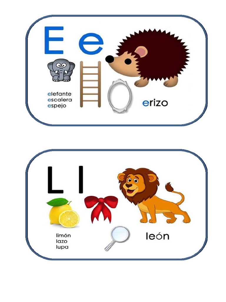 Abecedario Ilustrado | PDF