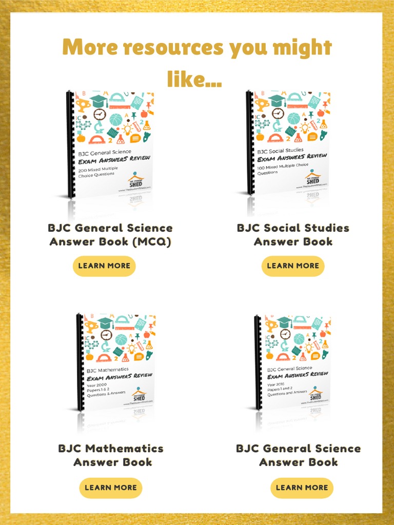 More resources you might like BJC subject answer books | PDF