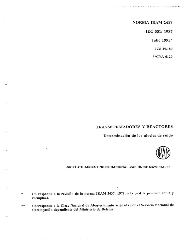 Iram 2437 (1995) | PDF
