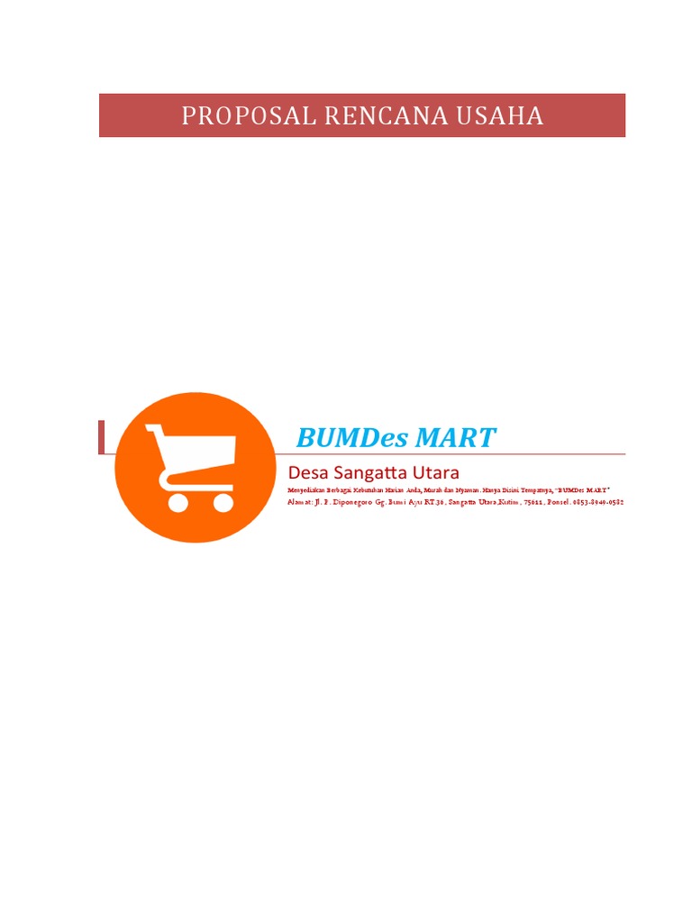 Proposal Bumdes Mart | PDF