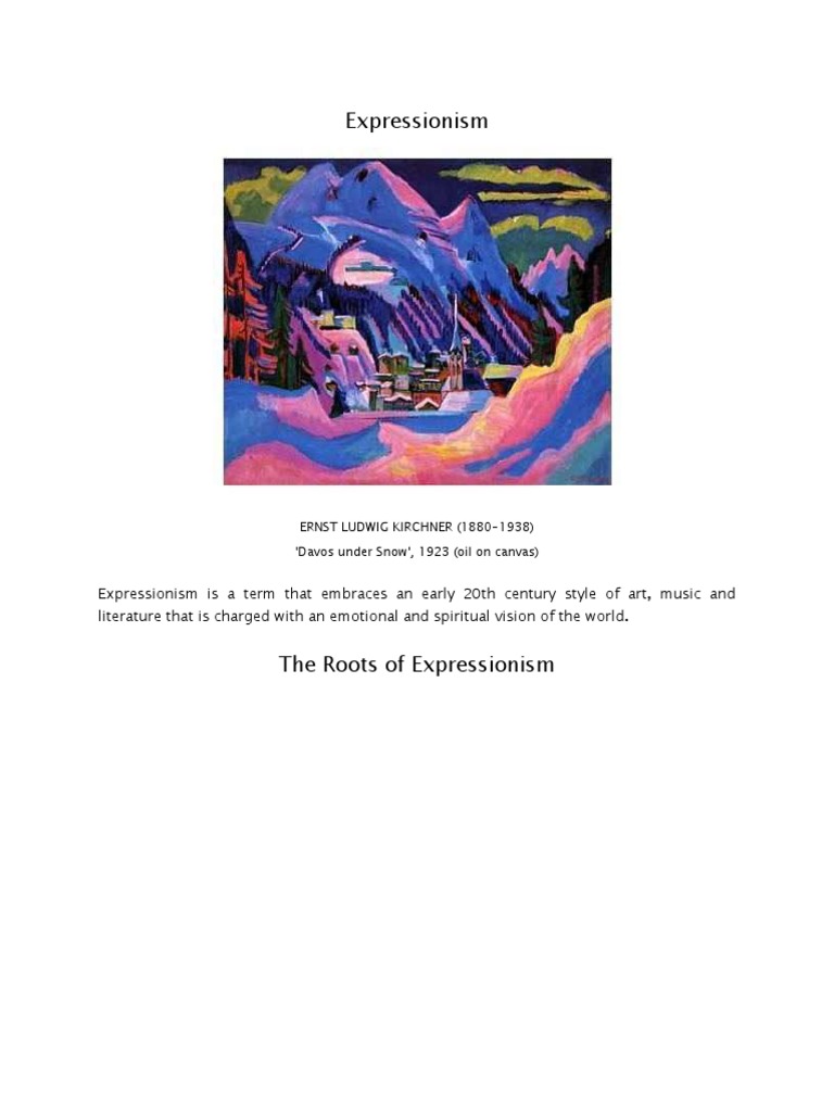 Expressionism | PDF | Expressionism | Wassily Kandinsky