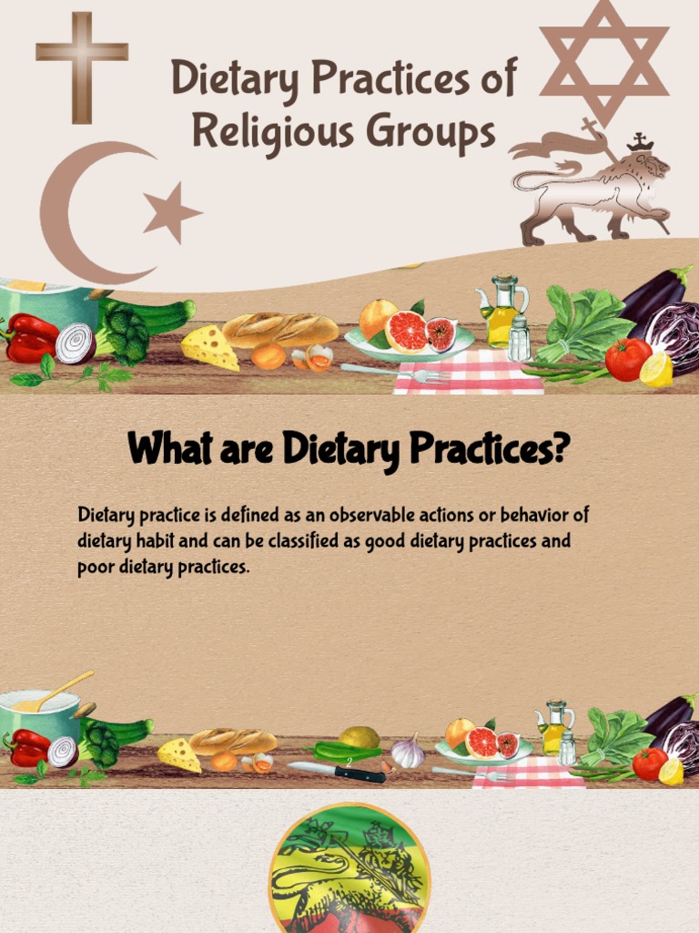 Dietary Practices of Religious Groups | PDF | Food And Drink | Foods