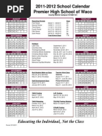 2008-2009 School Year Calendar | PDF | Sports