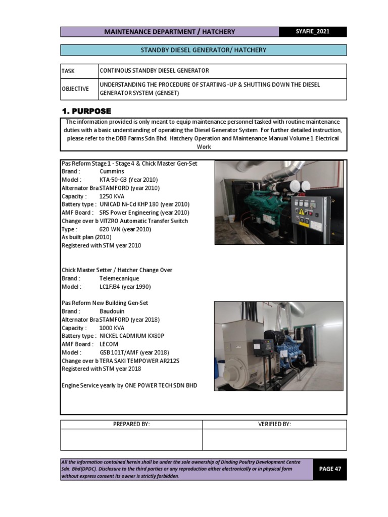 Standby Diesel Generator | PDF | Relay | Machines