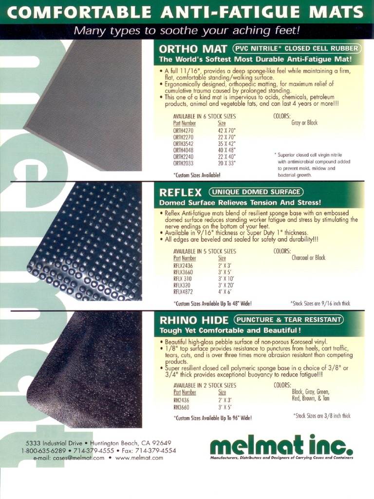 Floor Mats | PDF | Materials | Building Engineering