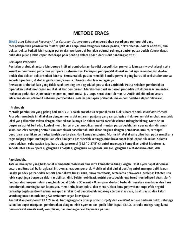 Metode Eracs | PDF
