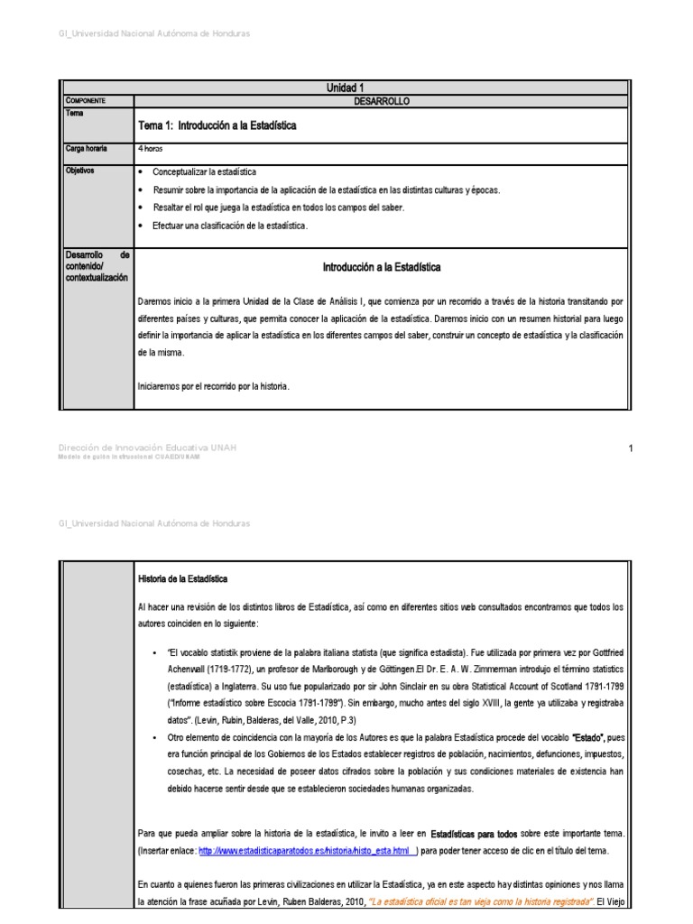 GI - U1 - T1 Introduccion Estadistica | PDF | Estadísticas | Marketing GI - U1 - T1 Introduccion Estadistica | PDF | Estadísticas | Marketing