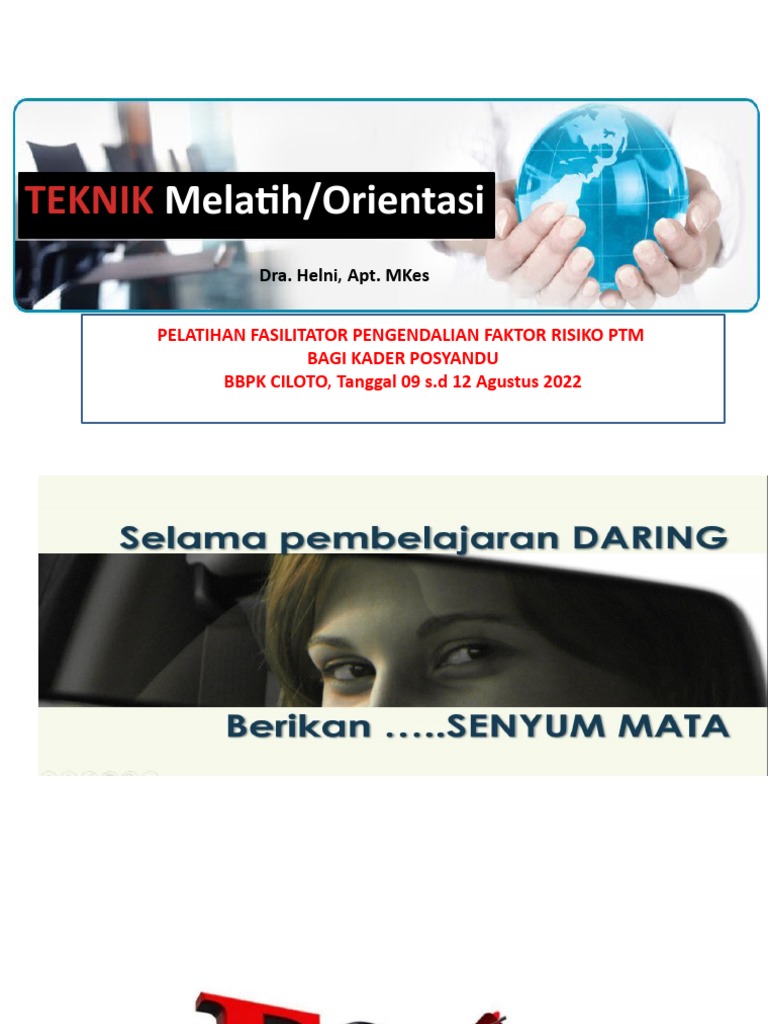Teknik Melatih PTM - Helni | PDF | Karier & Perkembangan