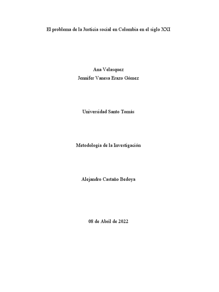 La Justicia En Colombia Pdf Justicia Crimen Y Violencia