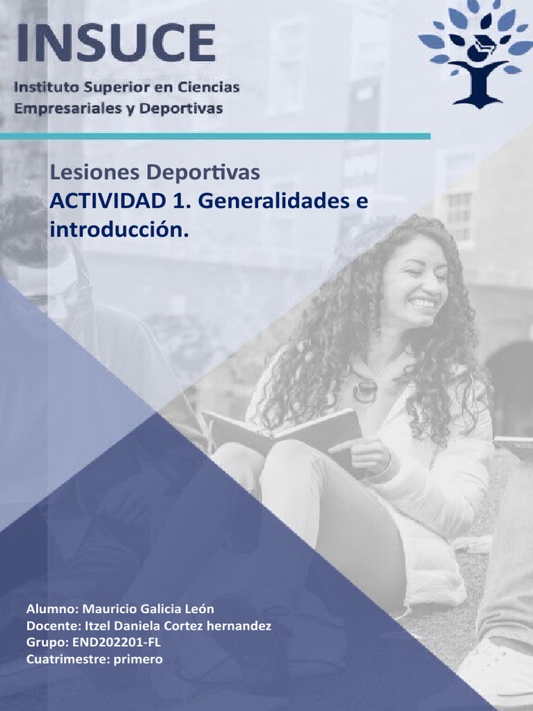 Actividad 1. Lesiones Deportivas | PDF | Medicina CLINICA | Enfermedades y trastornos