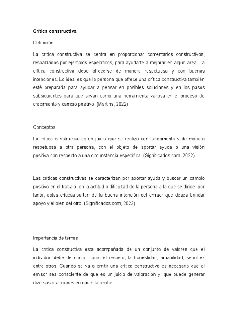 Crítica Constructiva | PDF | Moralidad | Conocimiento