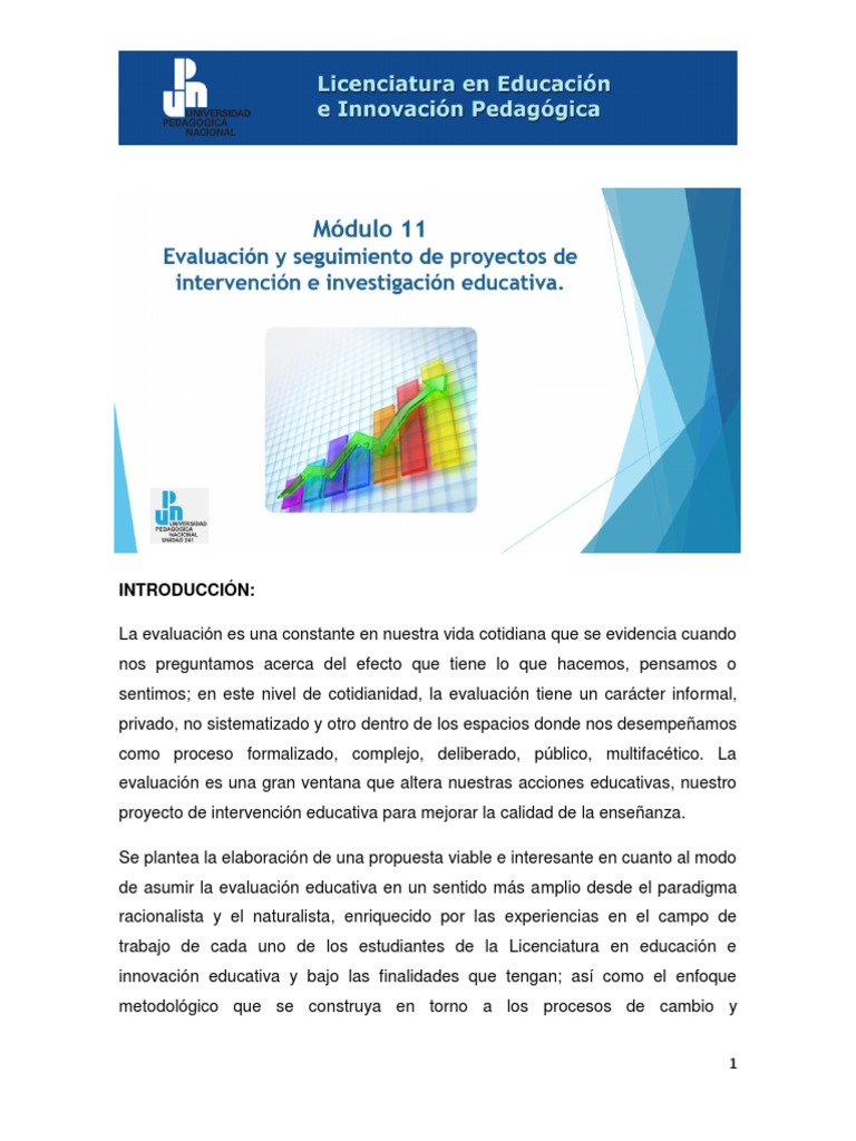 Programa Del Módulo 11 | PDF | Evaluación | Sustentabilidad
