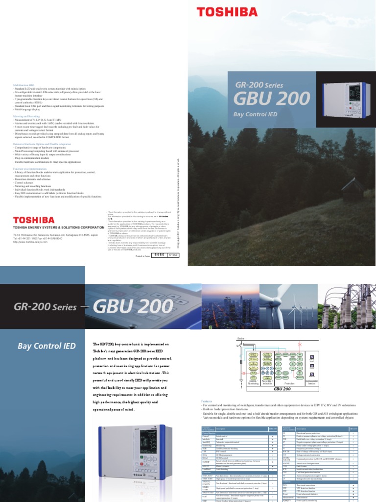 GBU200 Leaflet 6660-2.2 | PDF | Input/Output | Electronics