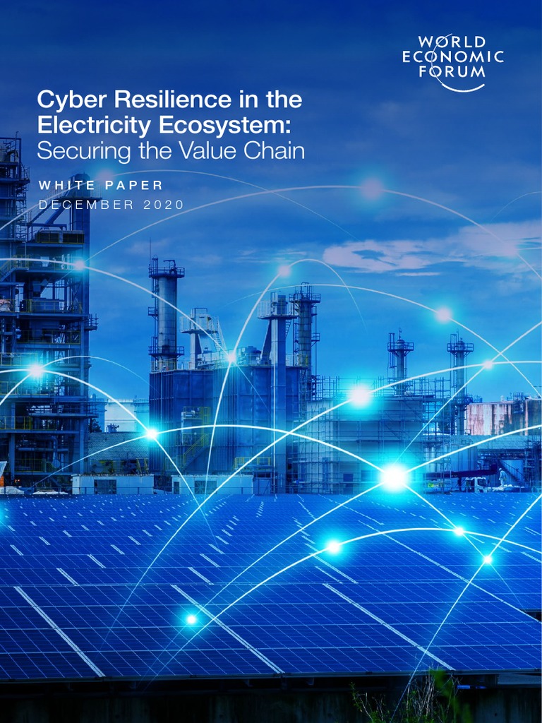 Wef Securing The Electricity Value Chain 2020 | PDF | Computer Security ...