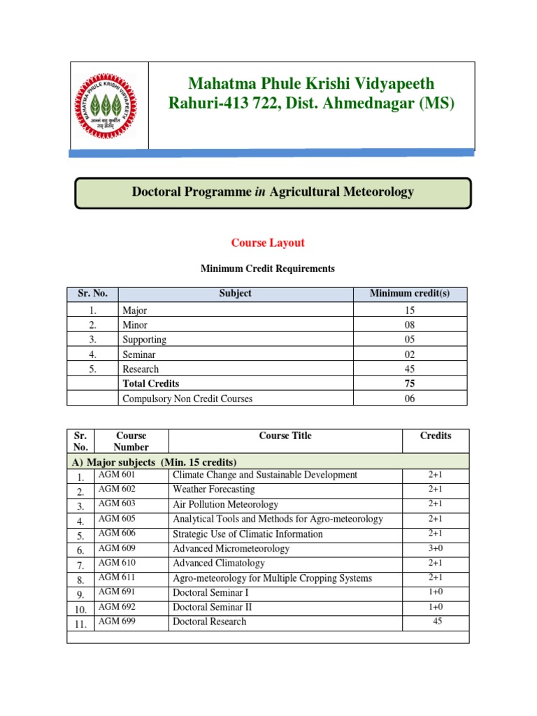 Agricultural Meteorology - Dsci | PDF | Atmosphere Of Earth | Climate ...