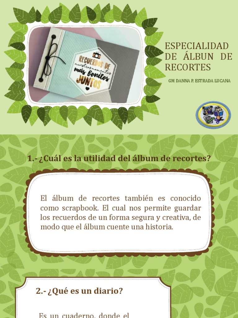 Especialidad de Álbun de Recortes | Descargar gratis PDF | Álbum de ...