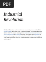 The Four Stages of Industrial Revolutions | PDF