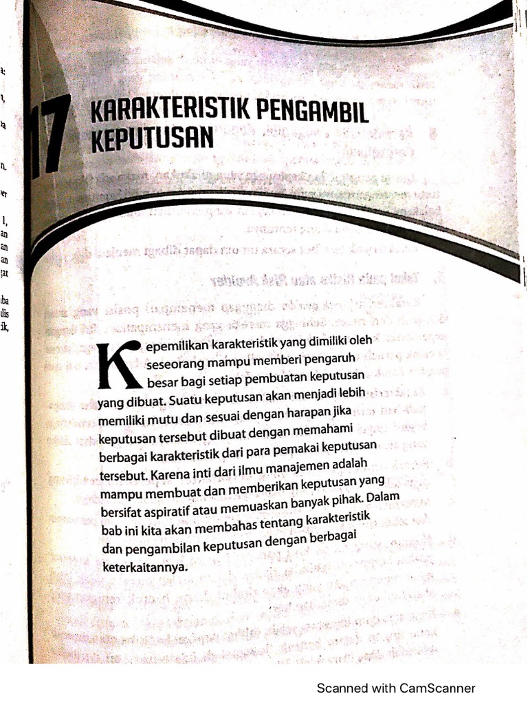 Teknik Pengambilan Keputusan | PDF
