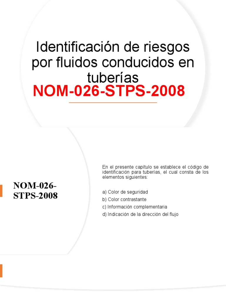 Identificacion Tuberias Nom 026 | PDF | Color | Agua