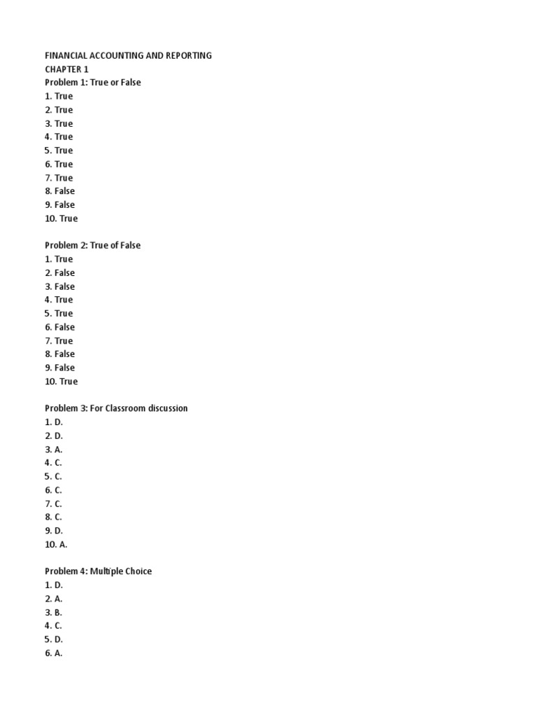 Financial Accounting Problem Solutions | PDF | Debits And Credits | Expense