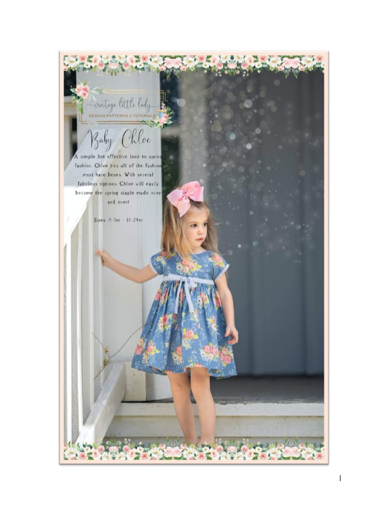 Chloe Baby FREE FINAL PDF Compressed Xbastc | PDF | Seam (Sewing) | Sewing